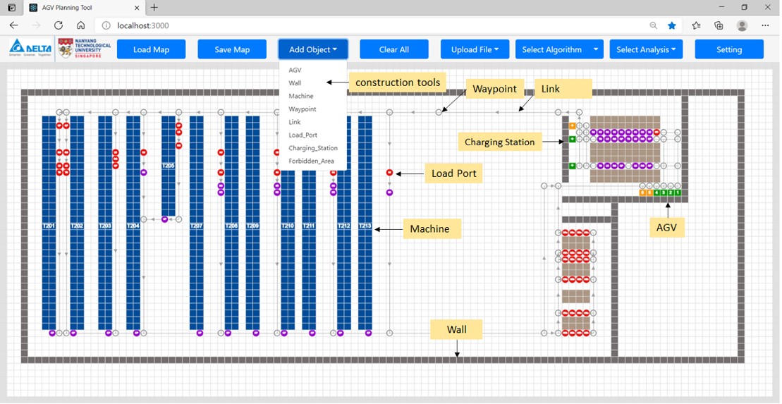 AGV Scheduling of Material Handling Systems